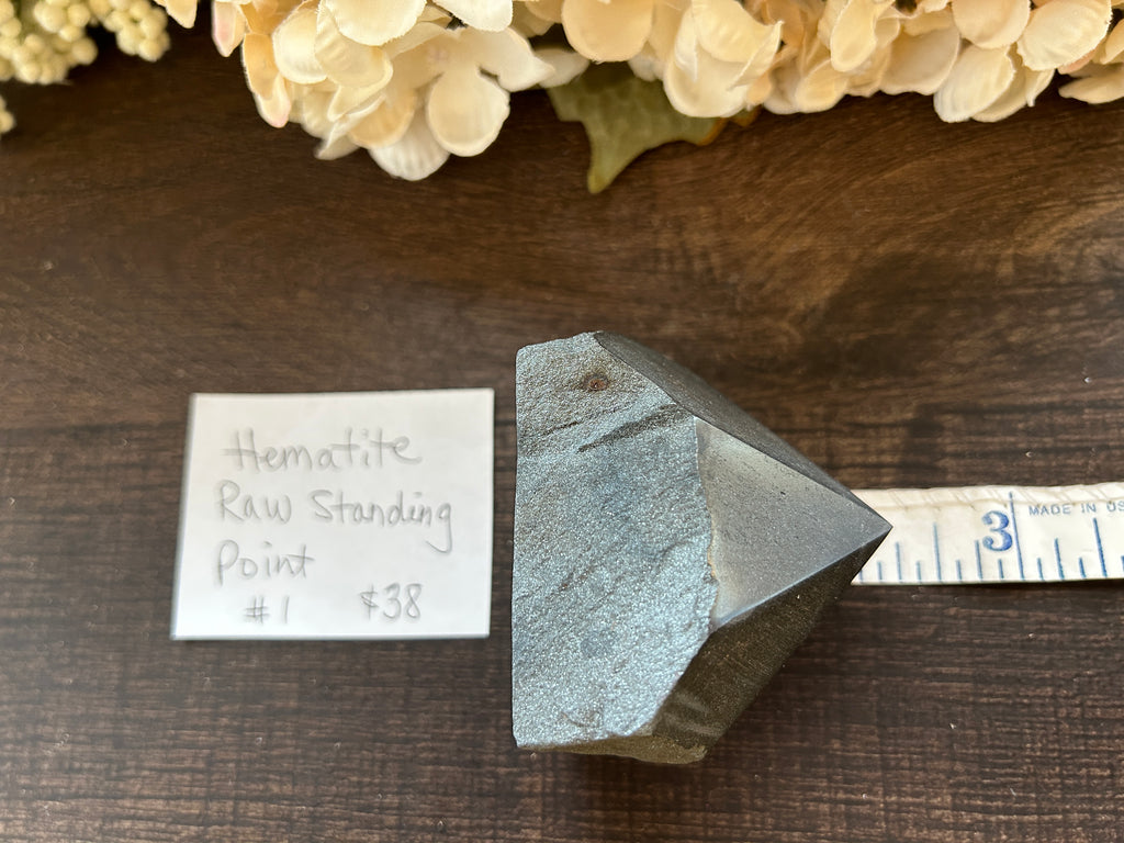 Hematite Raw Standing Point #1