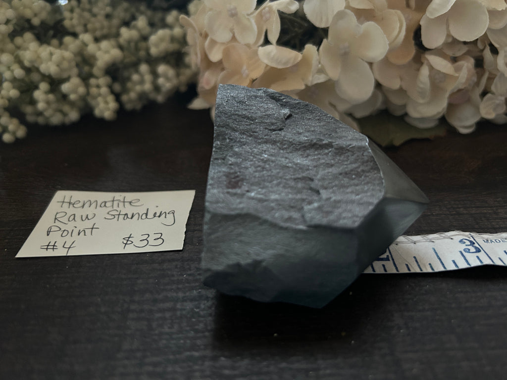Hematite Raw Standing Point #4