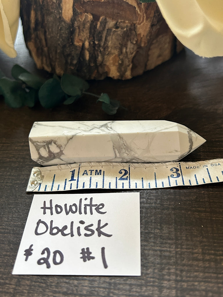 Howlite Obelisk Tower #1