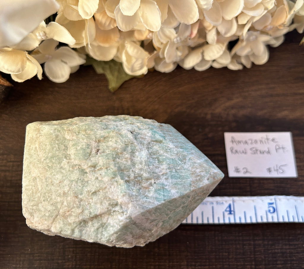 Amazonite Raw Standing Point #2