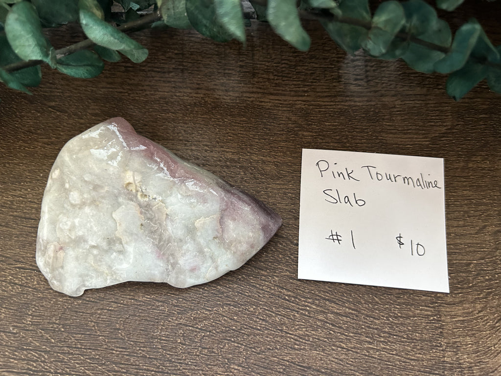 Pink Tourmaline Slab