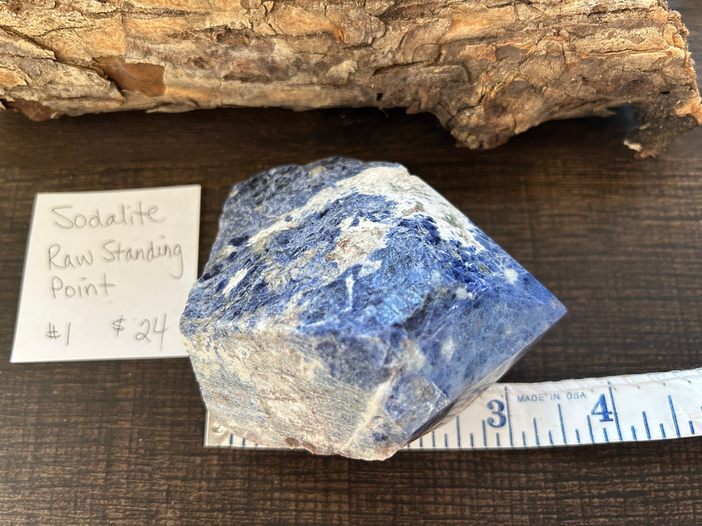 Sodalite Raw standing point #1